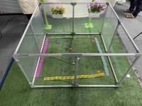 China Breathable Sturdy Lightweight Portable Pet Playpen Fence Cage with Customized Logo for sale