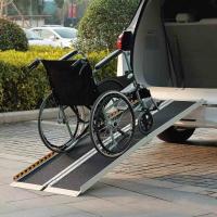 China Loading Quantities of 20 GP Portable Aluminum Ramp for Wheelchair Dog Ramp Stairs for sale