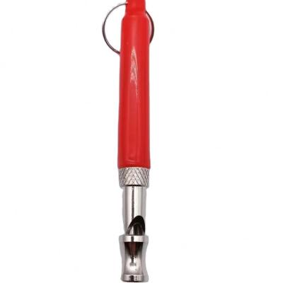 China 8cm*0.8cm Small Size Pet Dog Whistle Metal PC Material for Effective Communication for sale