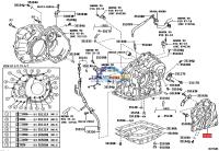 China Transmission Rear Cover Assembly 35102-42010 for Toyota RAV4 U140F 4-Speed Automatic for sale