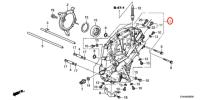 China Honda Fit 1.5L CVT Automatic Transmission Left Side Cover Rear Housing 5T0 212305T0010 for sale