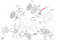 China Genuine OEM Concentric Slave Cylinder 410732B001 for Hyundai Kia Hybrid 1.6L 2017-2022 for sale