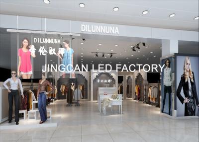 China SMD2121 Glass Wall Led Screen / Glass Wall Led Display 100000 Hours Lifespan for sale