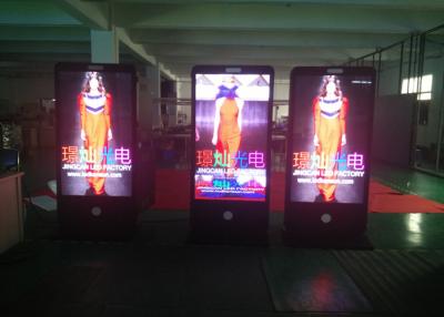 China P2.5 Multi Color Led Advertising Player Poster Stand For Subways for sale