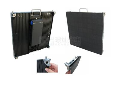 China Black SMD2121 P4 Indoor LED Display Cabinet 160° Vision Angle for sale