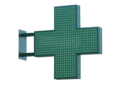 China Customized Size Pharmacy Led Sign , Rear IP65 Waterproof LED Screen 10000 Dots for sale