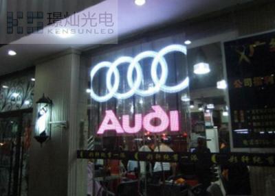 China High Definition Rgb Glass Window Led Display Epistar LED Chip for sale