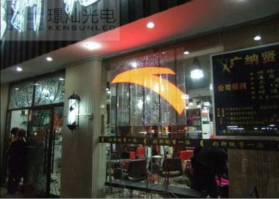 China Slim Led Display Easy Installation , Led Glass Display Linsn / Nova Software for sale