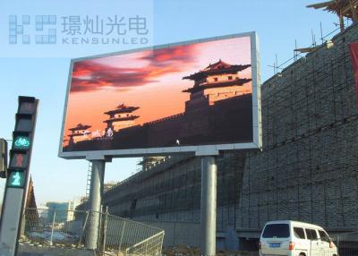 China SMD3535 P6 Outdoor LED Display Screen Project IP67 6500nit Customized Fixed Series for sale