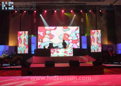 China Indoor Led Screen Rental , RGB Led Display For Rental 2200nit Brightness for sale