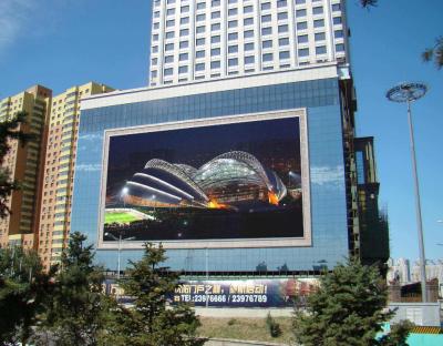 China High Consistency P10 SMD Outdoor LED Screen MBI5124 1/2scan IP65 For Advertisement for sale