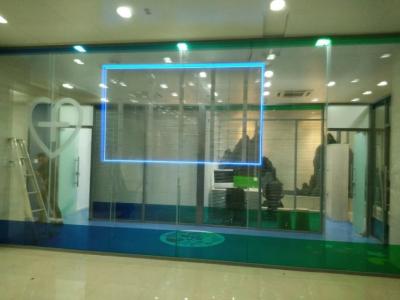 China Glass LED Module Display P10 full color transparent ultra-thin for sale