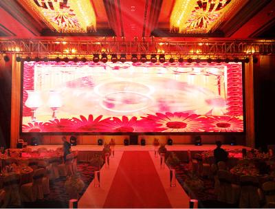 China Aluminum Cabinet P8 Indoor LED Display For Stage/ Back Stage/Shopping Mall for sale