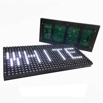 China Most popular DIP outdoor led moving message sign board/Single color led display /Cheapest led display for sale