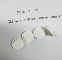 China 21mm Round Ceramic Capacitance Pressure Sensor 100bar Corrosive Liquid Medium for sale