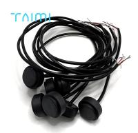 China Waterproof Ultrasonic Flowmeter Sensor Ultrasonic Water Meter Transducer Frquency 1mhz for sale