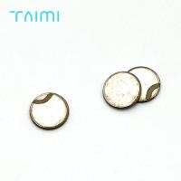 China 10*2mm Flanged Piezoelectric Ceramic Disc Energy Exchange Piezoelectric Ceramic Plate for sale
