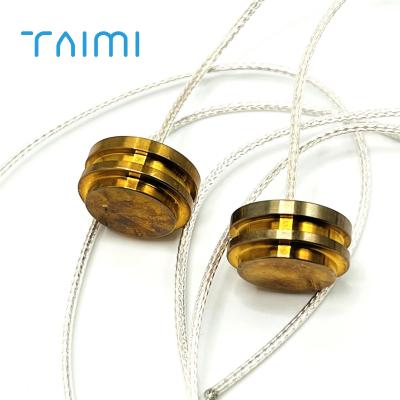 China Copper High Temperature Ultrasonic Flow Transducer 1MHZ Water Meter Flow Sensor for sale