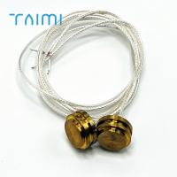China Copper High Temperature Ultrasonic Flow Transducer 1MHZ Water Meter Flow Sensor for sale