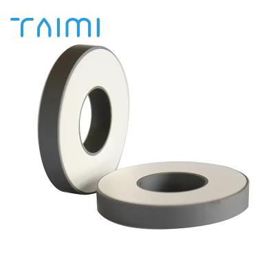 China Ultrasonic Oscillator Piezoelectric Ceramic Ring 17X50X7 PZT Material for sale