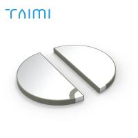 China 25mm 2.5mhz Half Moon Piezoelectric Ceramic Disc for Heartbeat Baby Monitor Equipment for sale