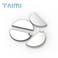 China 25mm 2.5mhz Half Moon Piezoelectric Ceramic Disc for Heartbeat Baby Monitor Equipment for sale