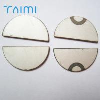 China Half Moon Shaped 3MHz Piezo Ceramic Element for Heartbeat Baby Monitor Fetal Doppler for sale