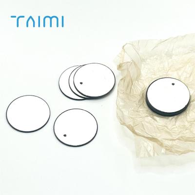 China 30*1mm Piezo electronic Disc 10000pF Ultranonic Transducer Ceramic Disc for sale