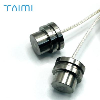 China 1MHZ Frequency 12mm Size Ultrasonic Flow Transducer with 130℃ High Temperature Resistance and All Stainless Steel Material for sale