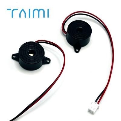 China Electronic Alarm Buzzer with Wire and Connector 12VDC 90dB Sound Output Splash-Proof IP65 for sale