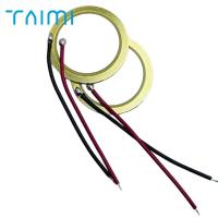 China Piezo element 30mm Piezo Ceramic Brass Buzzer Sheet Ultra-thick copper sheet 0.66mm with cable for sale