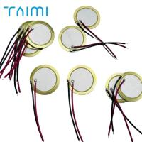 China Piezo element 30mm Piezo Ceramic Brass Buzzer Sheet Ultra-thick copper sheet 0.66mm with cable for sale