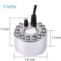 China Portable Mini Size Ultrasonic Mist Maker with 12 LEDs and ≥350mL/H Aerosolized Amount Fog Atomizer for sale