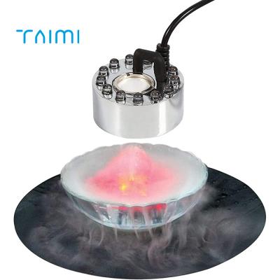 China Portable Mini Size Ultrasonic Mist Maker with 12 LEDs and ≥350mL/H Aerosolized Amount Fog Atomizer for sale