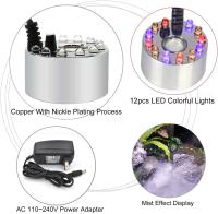 China Indoor LED Mister Fogger with Light Witch Cauldron Diffuser Fountain Pond Fog Machine Ultrasonic Atomizer for sale