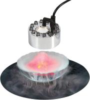 China 12 LED Lights Ultrasonic Atomizer Mist Maker with 400mL/H Aerosolized Amount and Water Shortage Protection for sale