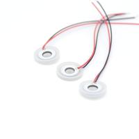 China White PZT 1.7MHz Ultrasonic Atomizing Transducer with Ag Electrode and 5000 Hours Lifetime for sale