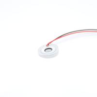 China White PZT 1.7MHz Ultrasonic Atomizing Transducer with Ag Electrode and 5000 Hours Lifetime for sale