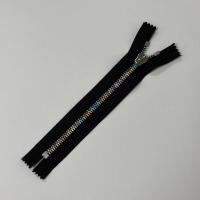 China Colorful Granular Corn Shaped #5 Aluminum Zipper Smooth Durable Metal Zipper for sale