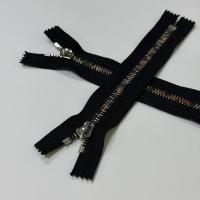 China Retro Texture Corn Shaped Metal Zipper #5 Glossy Three Dimensional Zipper for sale