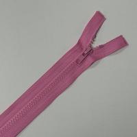 China Sturdy Pink Plastic Open Ended Zips #5 Moisture Proof Tear Resistant for sale