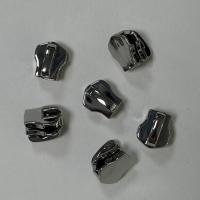 China Bright Nickel Metal Zipper Slider #5 Non Lock Pin Lock Rugged Sturdy for Bags Denim for sale
