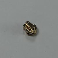 China Non Slip Easy Pulling #3 Metal Zipper Slider Light Gold Soft Comfortable Hand Feel for sale