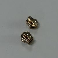 China Non Slip Easy Pulling #3 Metal Zipper Slider Light Gold Soft Comfortable Hand Feel for sale