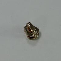 China Anti Scratch #5 Metal Zipper Slider Non Lock Pin Lock Round Edge 25mm for sale