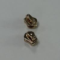 China Anti Scratch #5 Metal Zipper Slider Non Lock Pin Lock Round Edge 25mm for sale