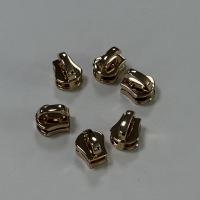 China Anti Scratch #5 Metal Zipper Slider Non Lock Pin Lock Round Edge 25mm for sale