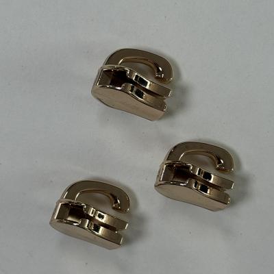 China Round Edge Anti Scratch #8 Metal Zipper Slider Non Lock Pin Lock Heavy Duty for sale