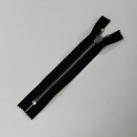 China Durable #5 Euro Teeth Metal Zipper Bright Nickel 60cm Resistant Deformation for sale