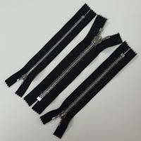 China High Class #5 Corn Teeth Metal Zipper Bright Nickel Precision Ground 5mm Width for sale